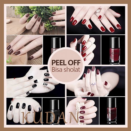 Jual Ready Stock KUDAN Kutek Kuteks Halal Muslimah Kutek Peel Off Kutek ...
