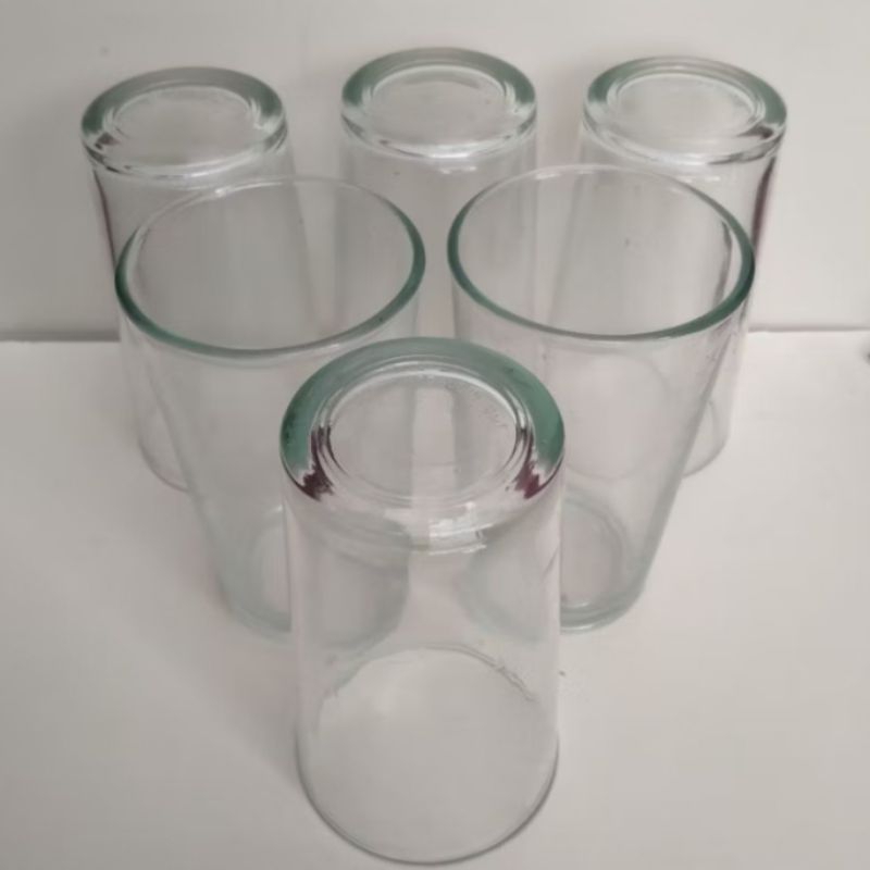 Jual Gelas Kaca 212 Set isi 6 /Gelas Susu /Gelas Jadeol /Gelas Cincau ...