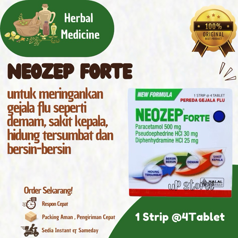 Jual Neozep Forte 1 Strip @4tablet | Shopee Indonesia