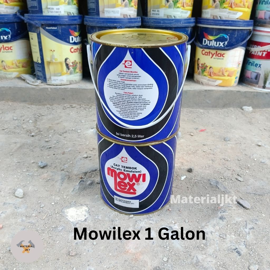 Jual Cat Tembok Mowilex Galon 2,5 Liter Geranium Yellow Cannary ...