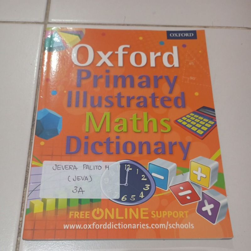 Jual OXFORD PRIMARY ILLUSTRATED MATHS DICTIONARY | Shopee Indonesia