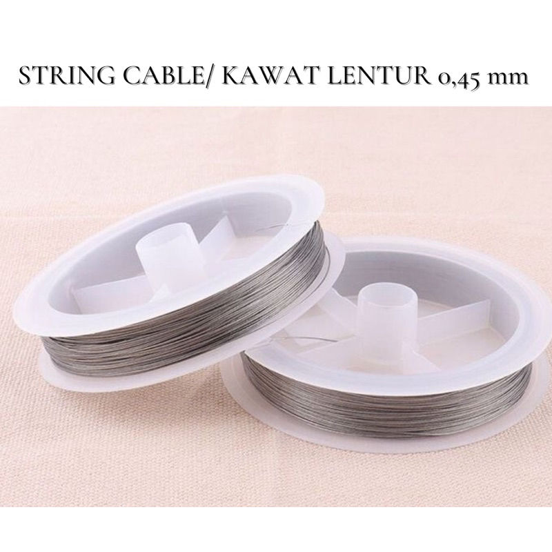 Jual STRING CABLE/KAWAT LENTUR 0,45 | Shopee Indonesia