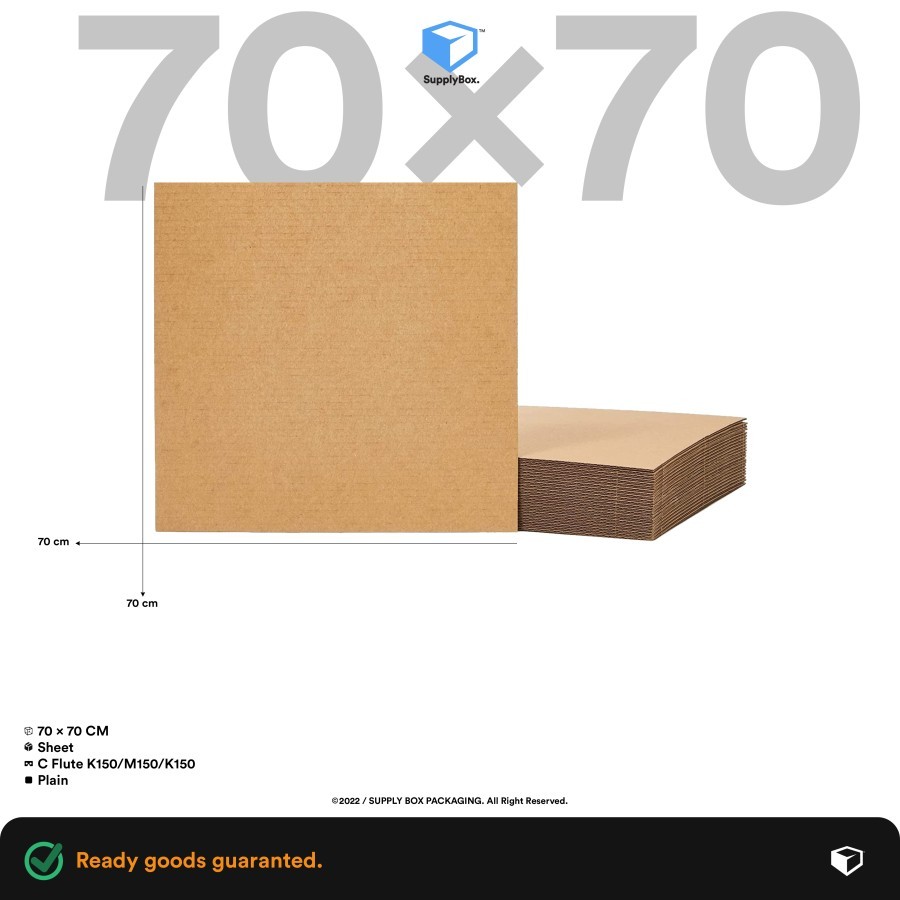Jual Kardus Lembaran 70 x 70 cm | Sheet | Cardboard | Kardus lembaran ...