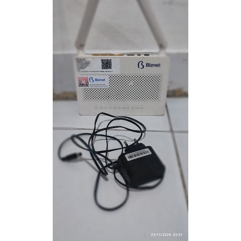 Jual MODEM ONT ROUTER BIZNET GPON HUAWEI EG814 5V5 / 5H5 | Shopee Indonesia