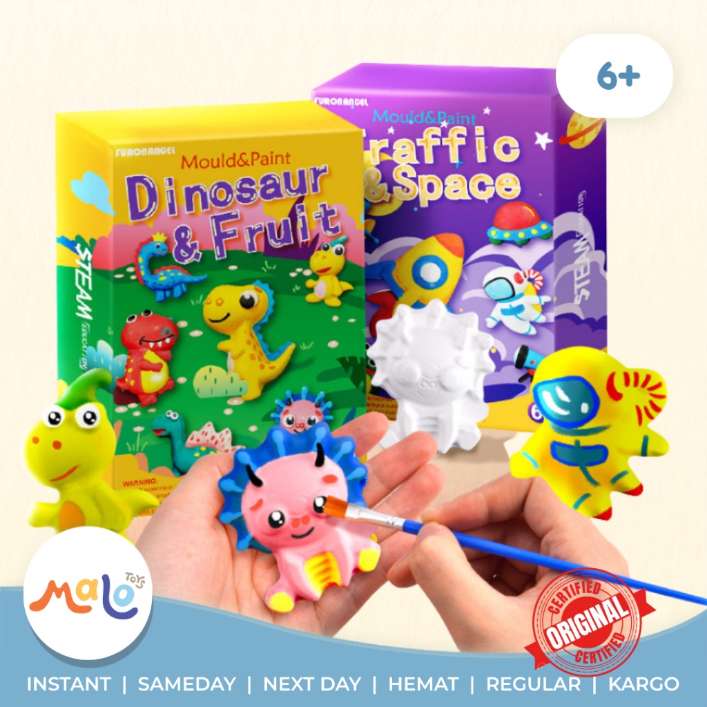 Jual Diskon Anggota Furonangel DIY Mould Paint Plaster Mainan Anak Gipsum Gypsum Mewarnai 6 ...