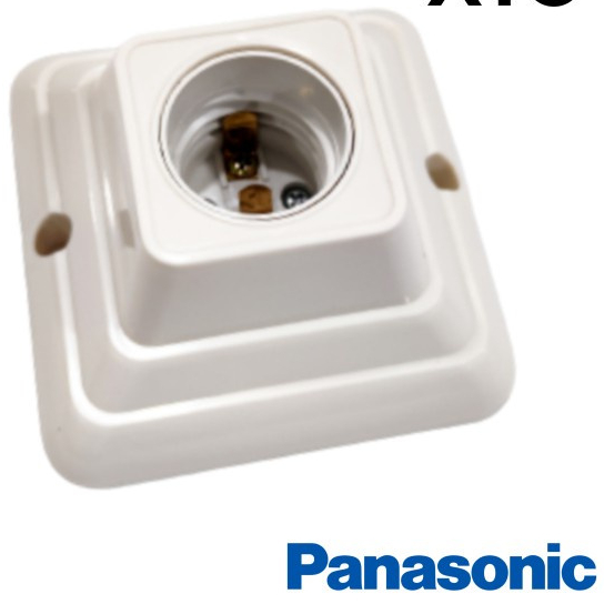 Jual PANASONIC Fitting Lampu Plafon E27 Kotak Segi NLP52202 | Shopee ...