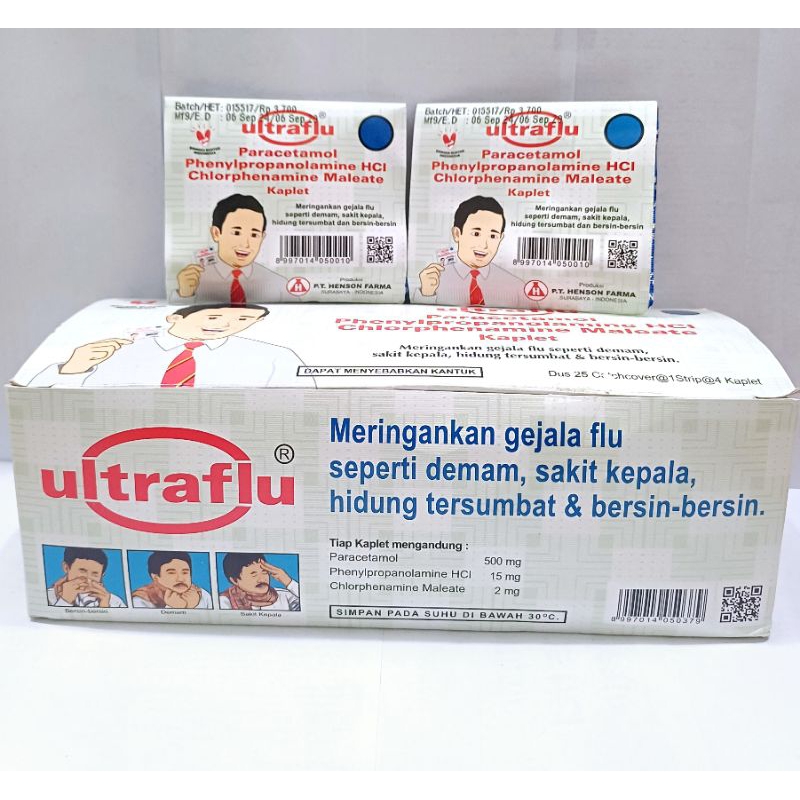 Jual Ultraflu (4 Tablet) | Obat Demam, Sakit Kepala & Bersin-Bersin ...