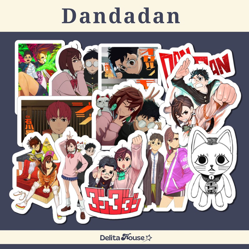 Jual Sticker Anime Dandadan Momo ayase seiko ayase okarun turbo baba ...