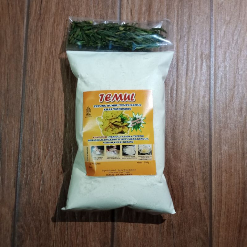 Jual TEMUL Tepung Bumbu Tempe Kemul "Harapan Bunda" Khas Wonosobo (250g ...