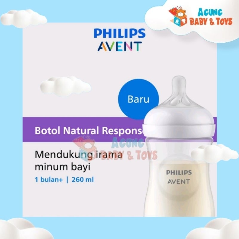 Jual Philips Avent botol natural response 260ml | Shopee Indonesia
