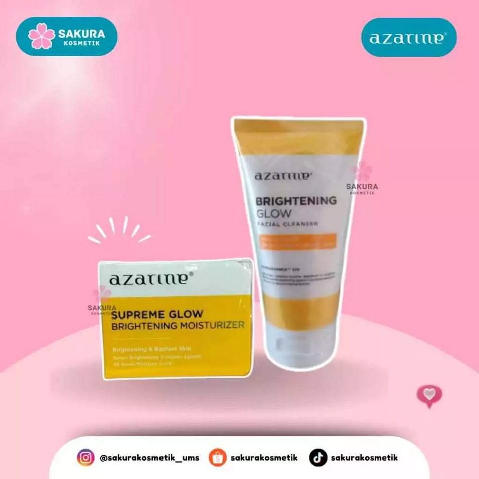 Jual [PROMO BUNDLING] AZARINE SUPREME GLOW BRIGHTENING MOISTURIZER ...