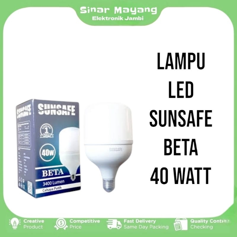 Jual Lampu LED SUNSAFE BETA 40 Watt/ Lampu LED Bergaransi Dengan Harga Murah/ Garansi 1 Tahun ...