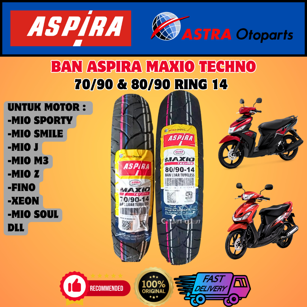Jual SEPASANG ATAU 1 SET BAN MOTOR MIO SPORTY MIO SMILE MIO J MIO M3 ...
