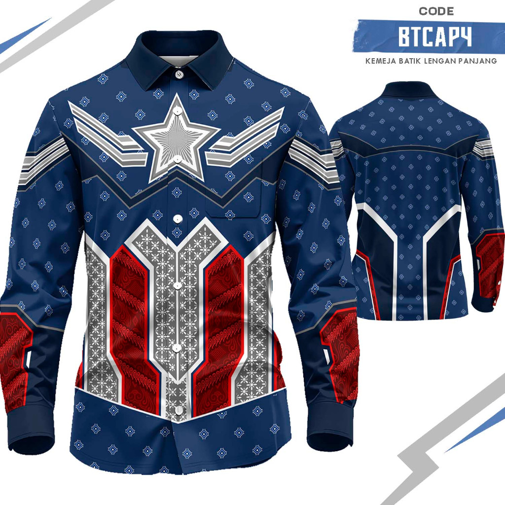 Jual KEMEJA BATIK CAPTAIN AMERICA - Brave New World Sam Wilson Suit ...