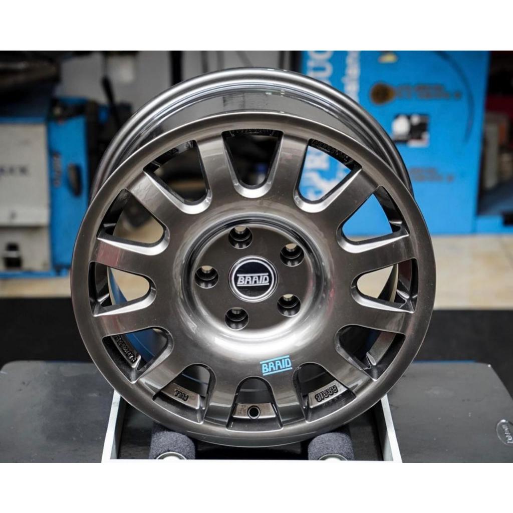 Jual VELG BRAID FULLRACE R16" PCD 5x114 LEBAR 7 ET 32 WARNA EJ TITAN ...