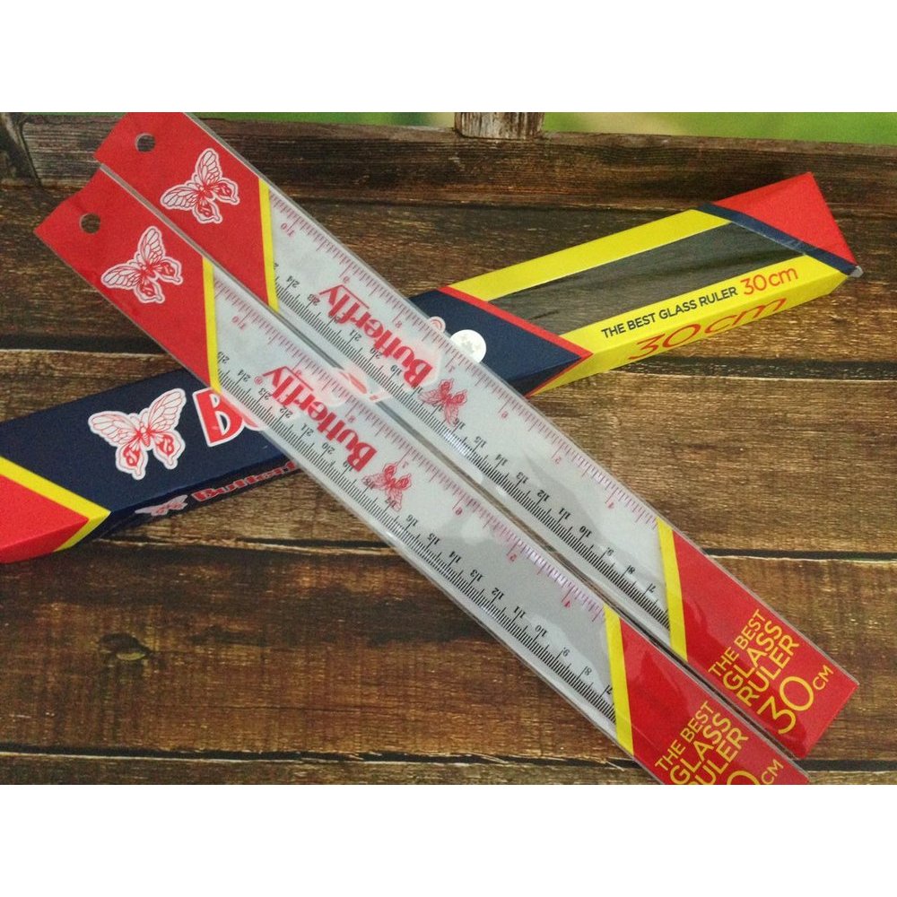 Jual Penggaris Butterfly-30 cm (ruler-30cm) | Shopee Indonesia