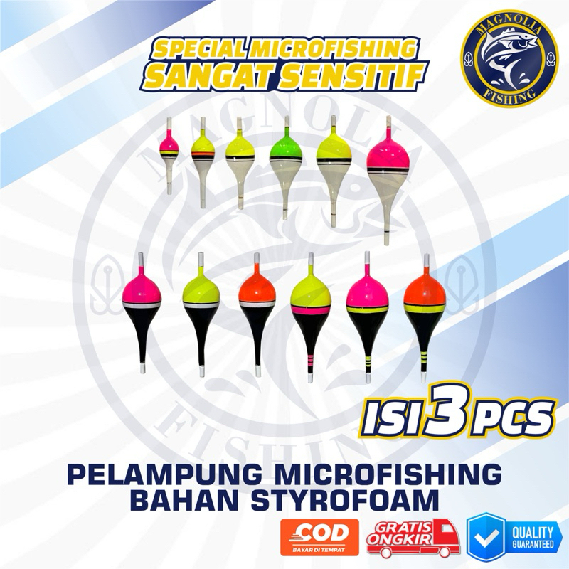 Jual Pelampung Kumbul Pancing Microfishing Styrofoam Sensitif Fishing ...