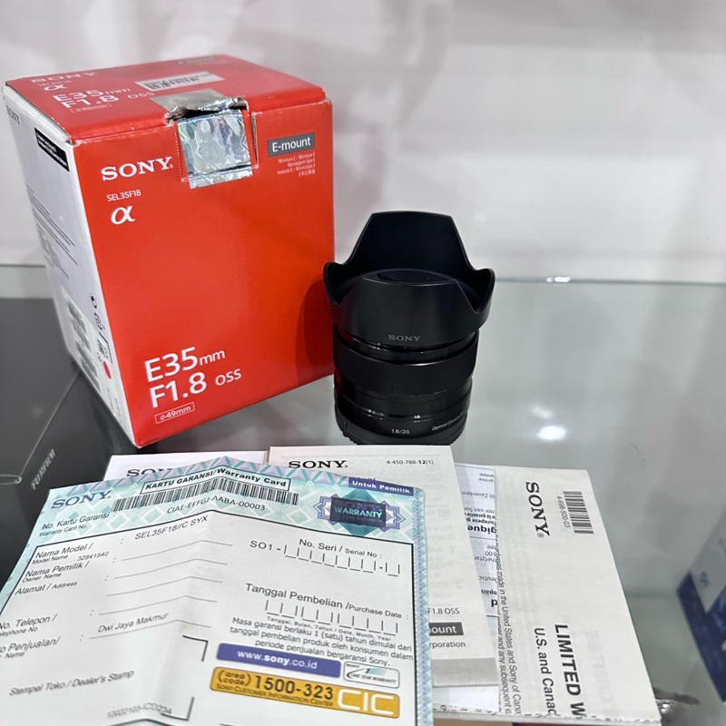 Jual Lensa FIX SONY E 35mm F1.8 OSS E Mount FULLSET BOX TERMURAH DI SHOPEE | Shopee Indonesia