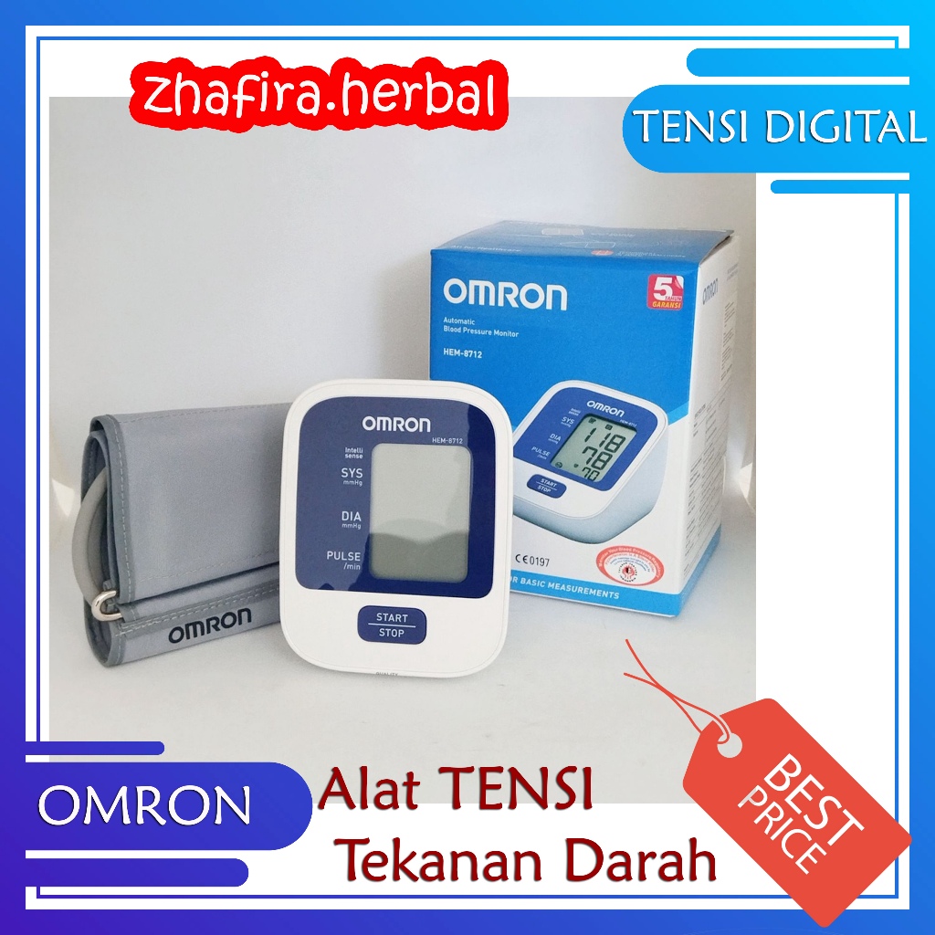 Jual OMRON Tensi Meter Digital 𝐌𝐞𝐫𝐤 𝐎𝐦𝐫𝐨𝐧 Asli - Model HEM-8712 𝐓𝐞𝐧𝐬𝐢 ...