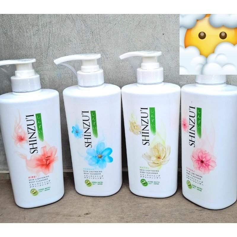 Jual SHINZUI SKIN LIGHTENING 480ml SHINZUI BODY WASH 480ml BOTOL ...