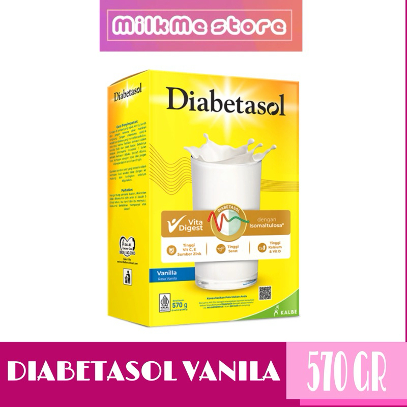 Jual Susu Diabetasol Rasa Vanilla 570GR | Shopee Indonesia