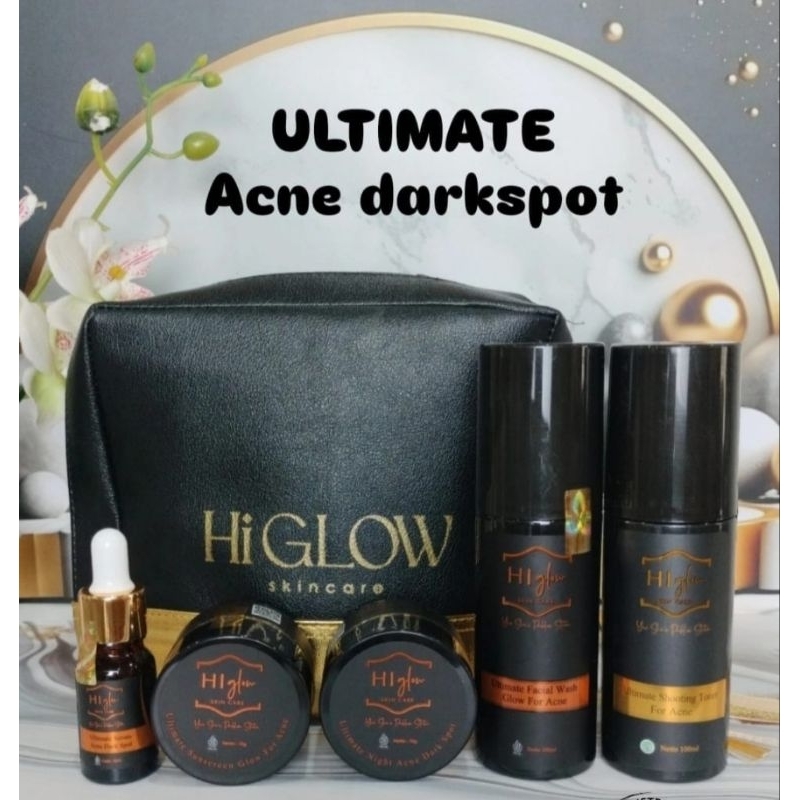 Jual PAKET ACNE DARK SPOT HI GLOW SKINCARE BPOM 100% ORI | Shopee Indonesia
