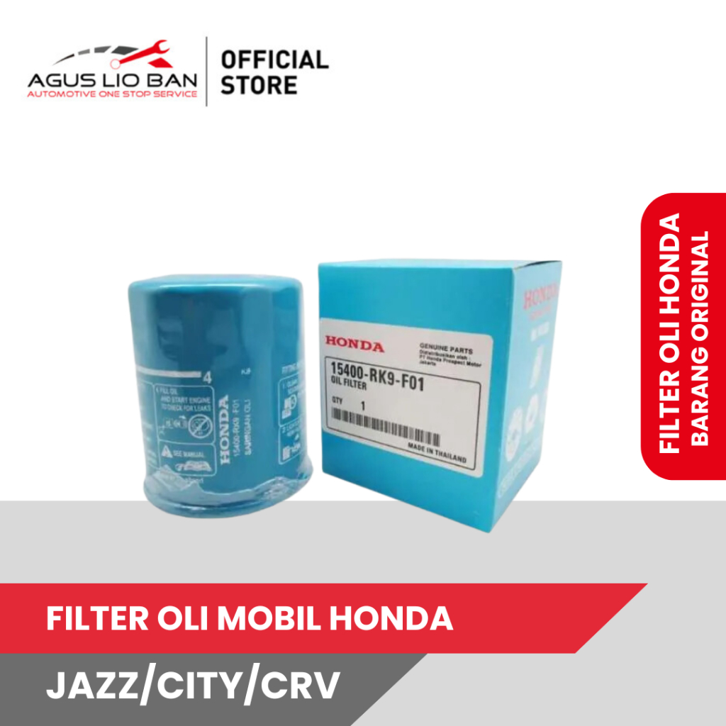 Jual Agus Lio Ban - Filter Oli 15400-Rk9-F01 Semua Mobil Honda / Jazz ...