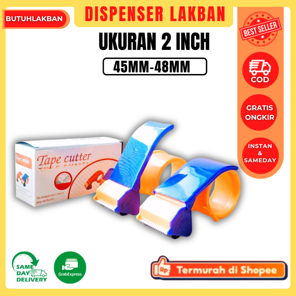 Jual DISPENSER TAPE LAKBAN 2 INCH PEMOTONG LAKBAN | RUMAH LAKBAN ...