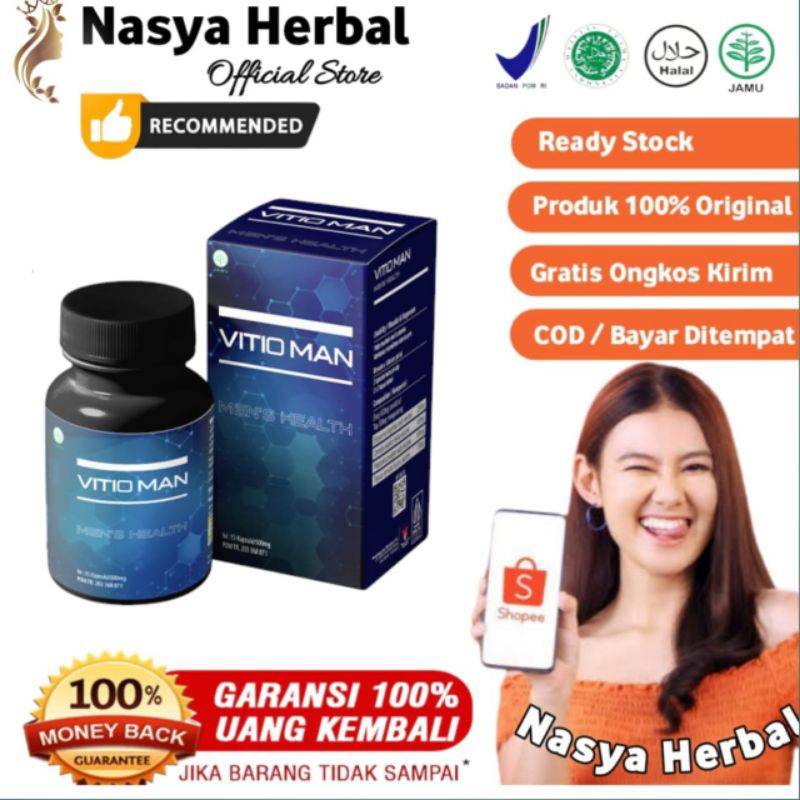 Jual VITIOMAN Herbal Original Suplemen Kesehatan Pria Terbaik Resmi ...