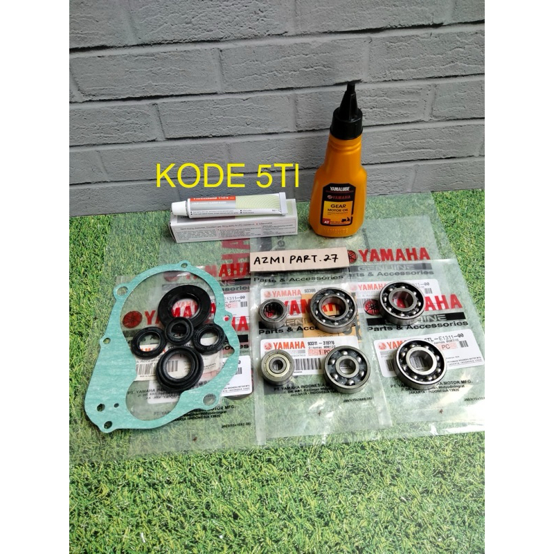 Jual Paket Bearing Rasio Gear Box Gardan 5TL isi 10 item Yamaha Mio lama Mio sporty Mio Smile ...