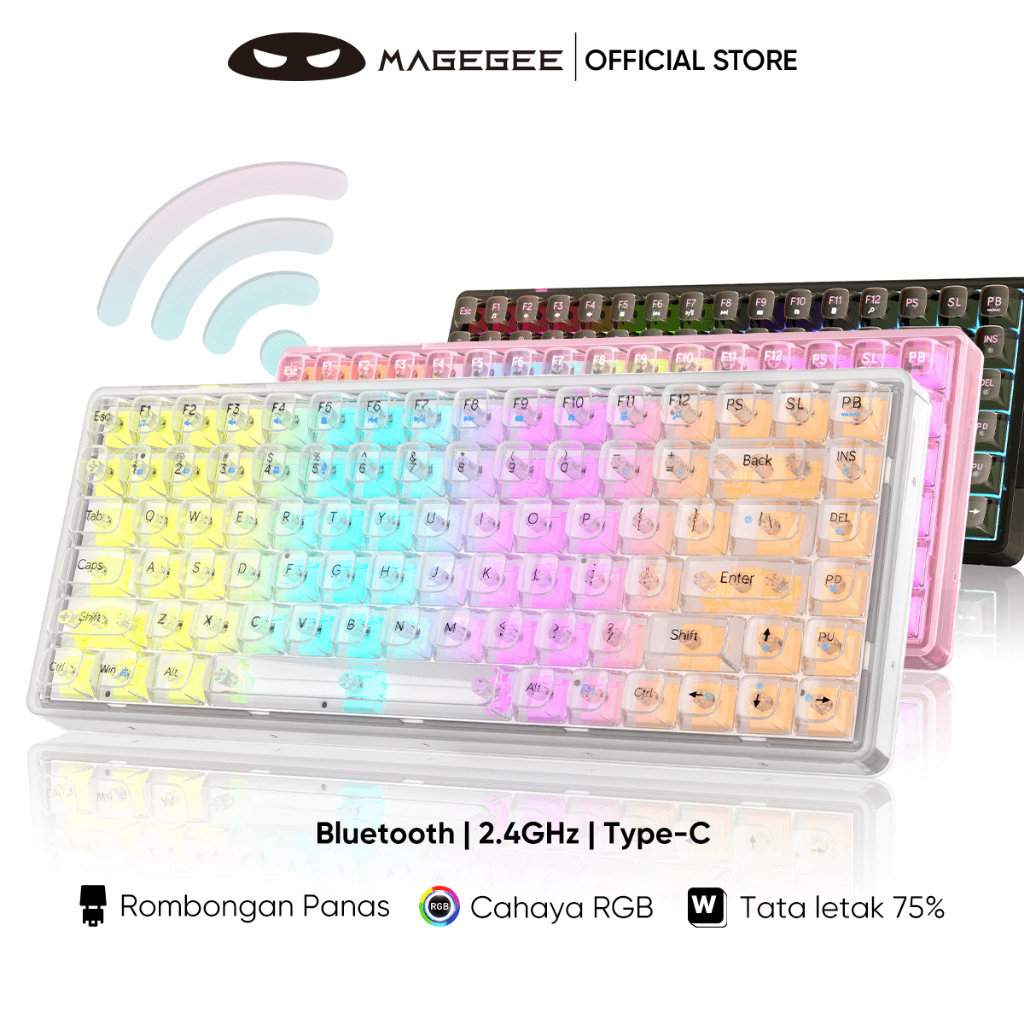 Jual Magegee Bluetooth Mechanical Keyboard Wireless 3 Models Gaming 2 ...