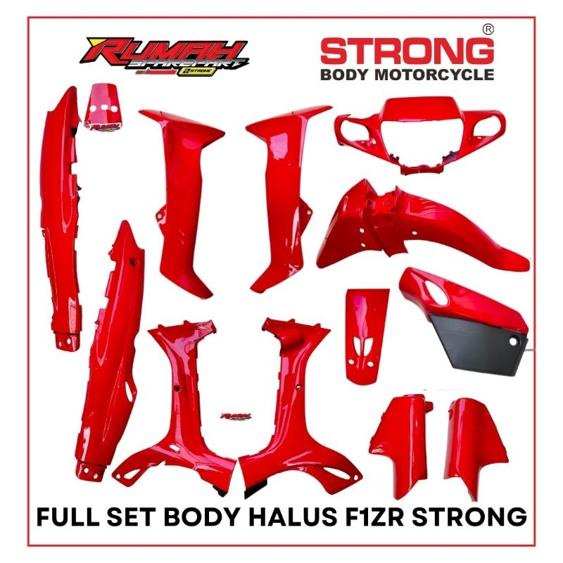 Jual FULL SET BODY F1ZR STRONG - MERAH FULL / MERAH PUTIH | Shopee ...