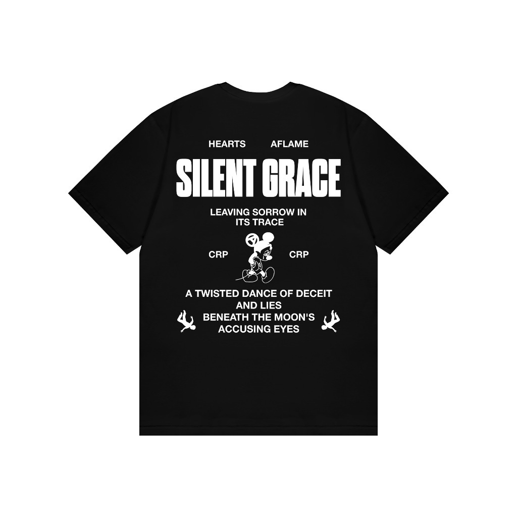Jual PROOF X MRJN - Black T-shirt The Silent Grace | Shopee Indonesia