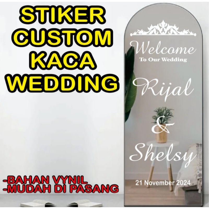 Jual PENGIRIMAN SETIAP HARI stiker weding,sticker weding ,stiker ...