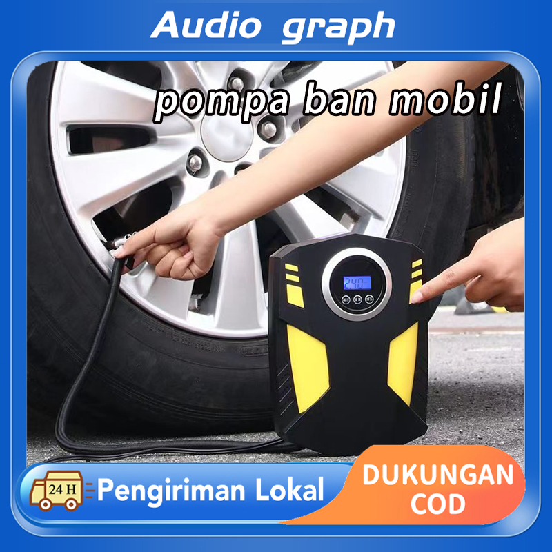 Jual POMPA BAN MOBIL ELEKTRIK PORTABLE MINI MULTIFUNGSI SEPEDA MOTOR ...
