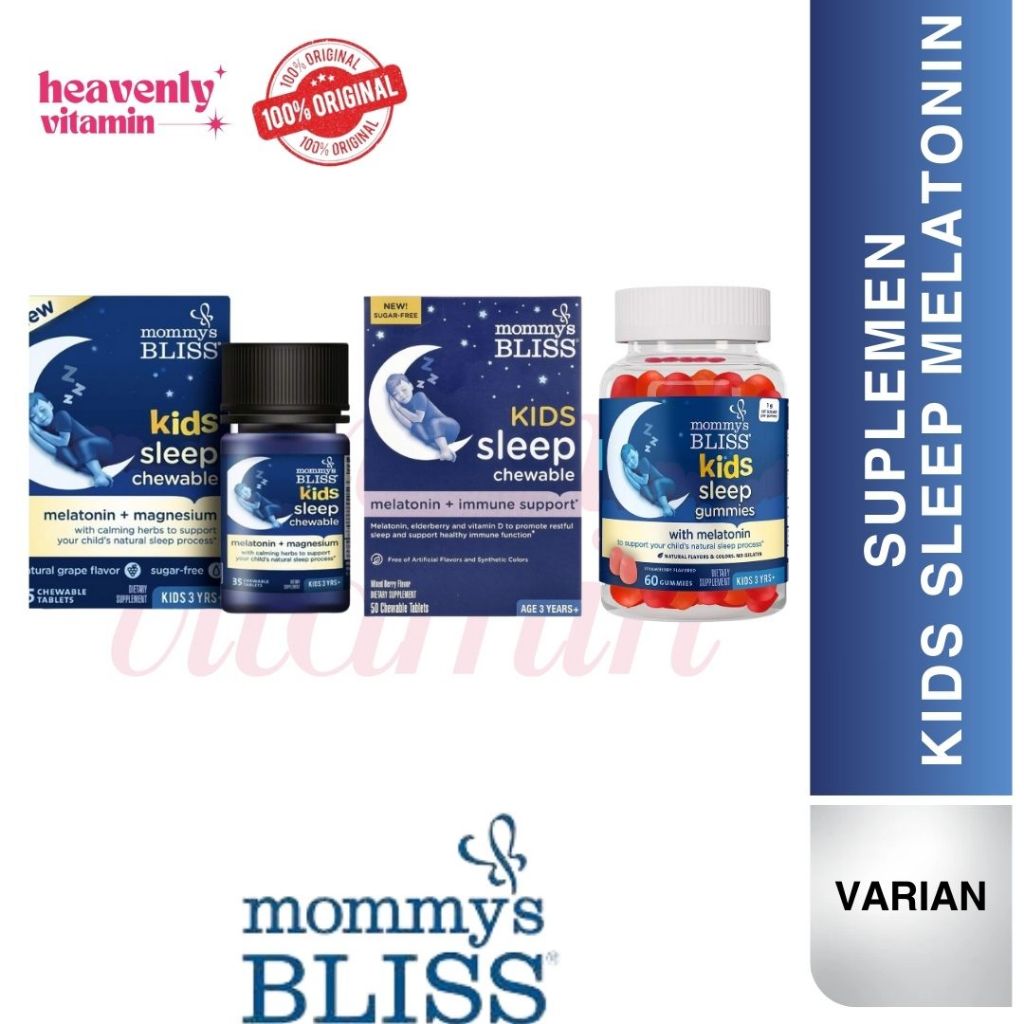 Jual Mommy's Bliss Kids Sleep Chewable +Magnesium-35 Chewable Tablets ...