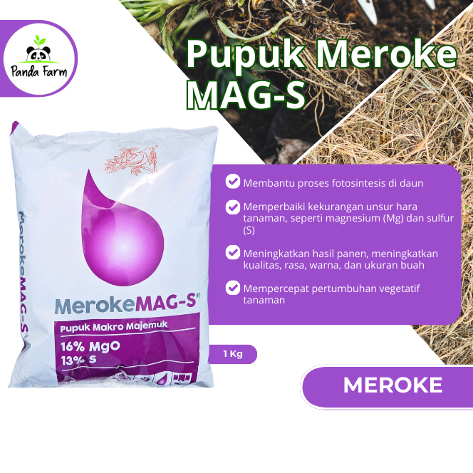 Jual Meroke Mag-S 1 kg kemasan Pabrik utk Nutrisi Hidroponik | Shopee ...