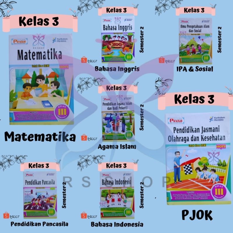 Jual LKS Pindai Kelas 3 SD Semester 2 Kurikulum Merdeka "CV. Arya Duta ...