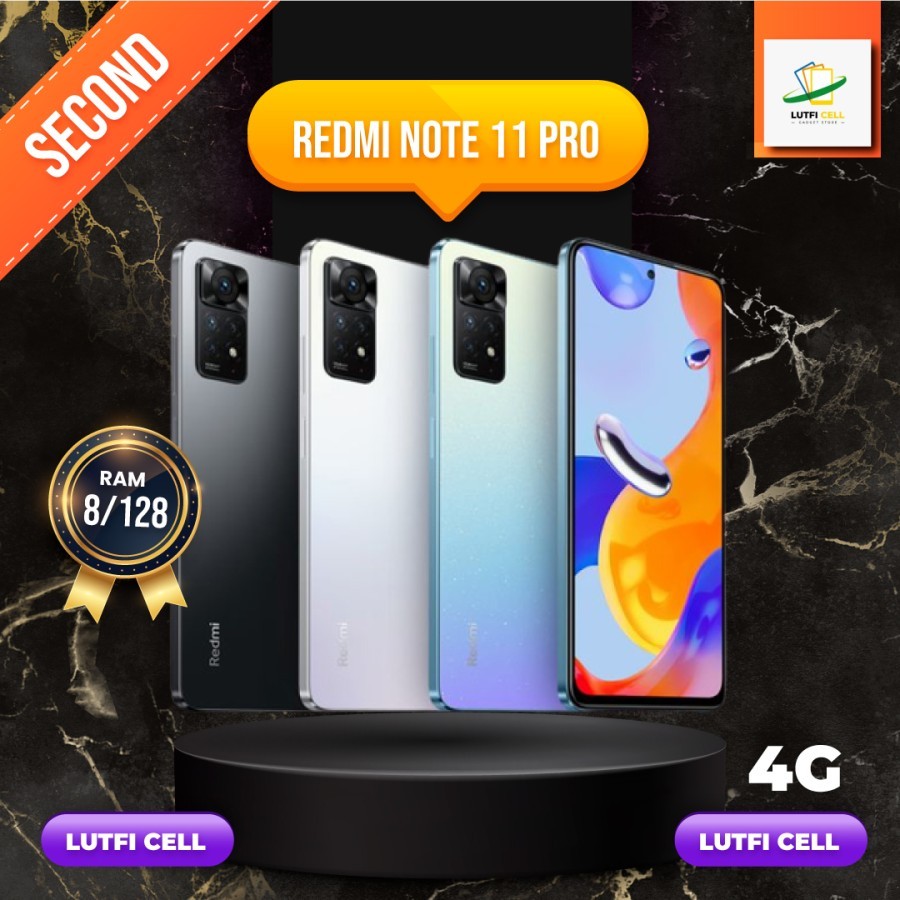 Jual REDMO NOTE 11 PRO 4G / 5G - 8/128gb second | Shopee Indonesia