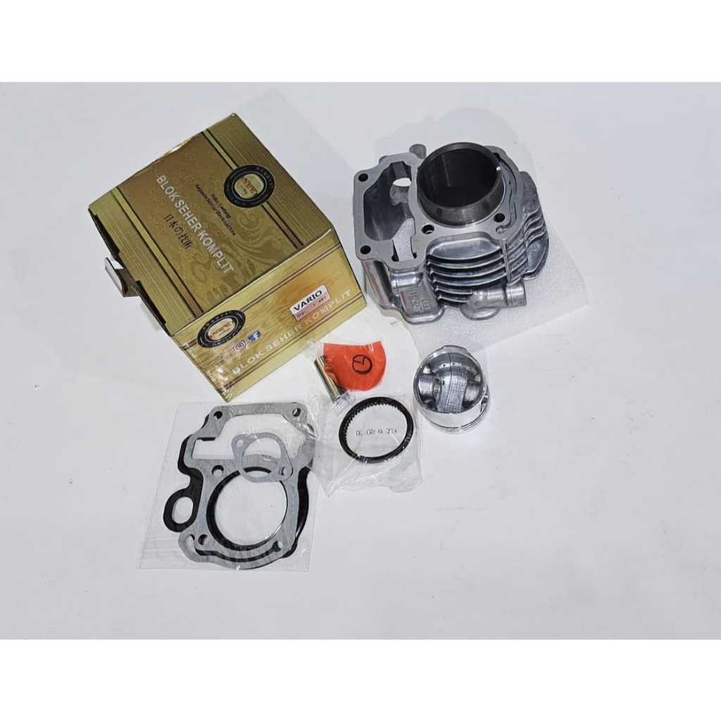 Jual BLOK SEHER + PISTON ASSY MOTOR HONDA VARIO | Shopee Indonesia