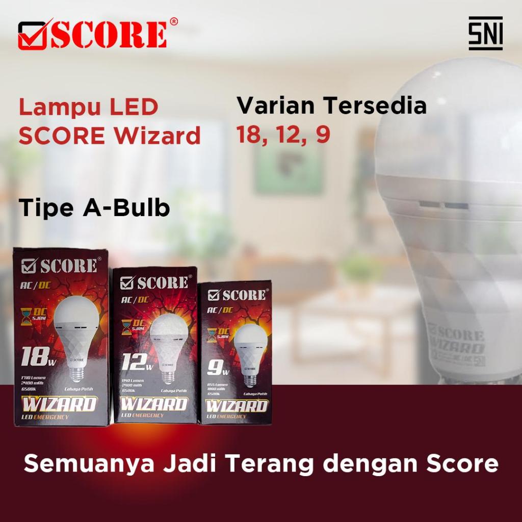 Jual LAMPU EMERGENCY MERK SCORE WIZARD AC/DC LED 9W 12W 18W | Shopee ...