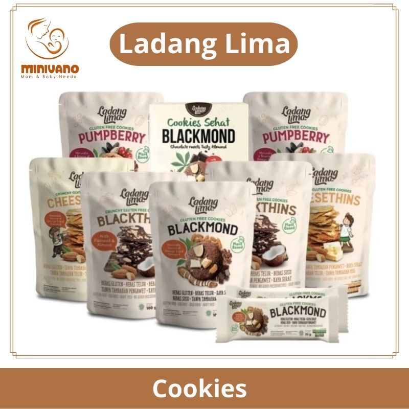 Jual Ladang Lima Cookies Blackmond dan Blackthins - Snack Cemilan Sehat ...