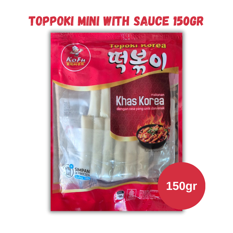 Jual Topokki / Tteokbokki Mini Korea KOFU 150gr (ada Sausnya) | Shopee ...
