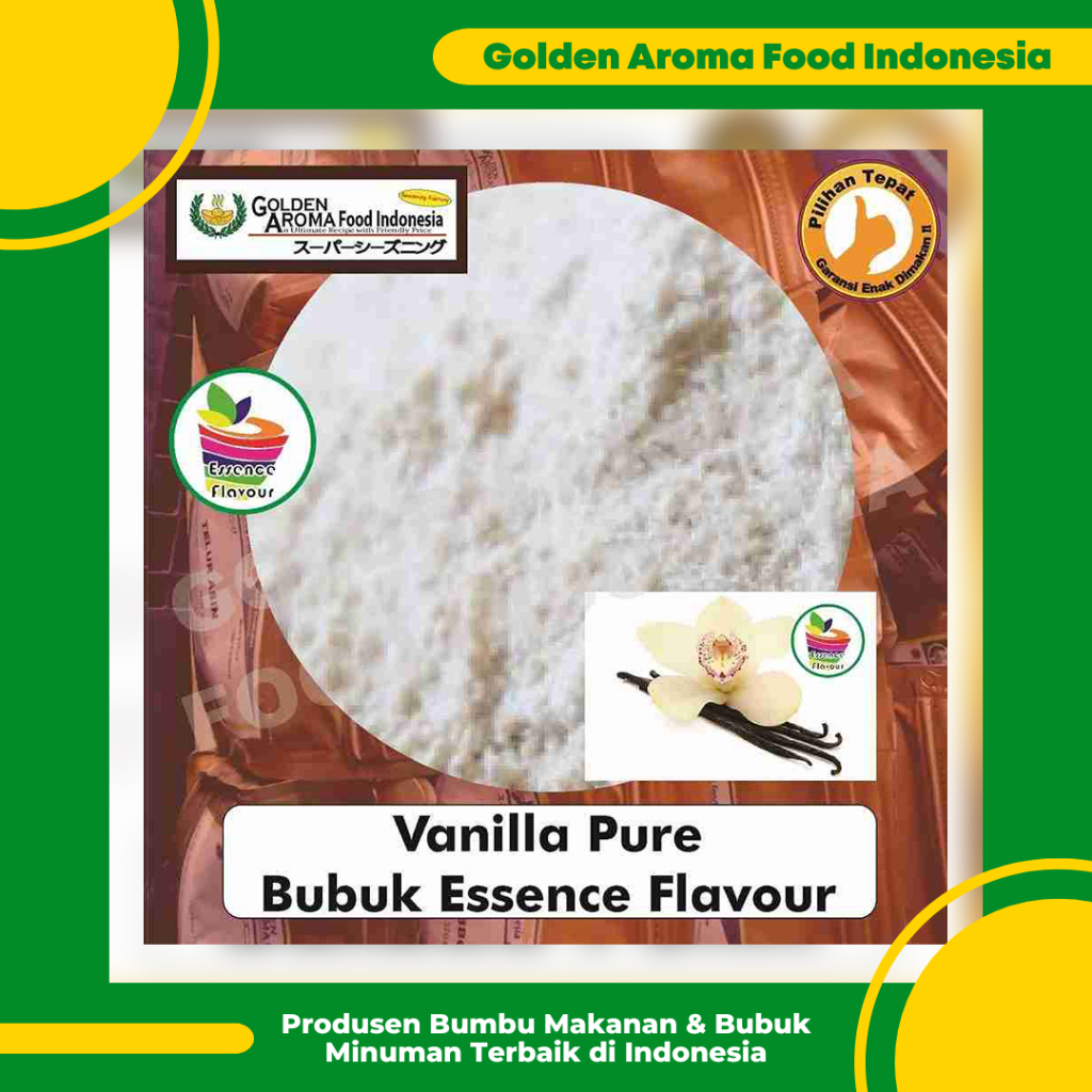 Jual Bubuk Vanilla Pure Efe 1/2 Kg Essen Flavor Ekstrak Vanila Murni ...