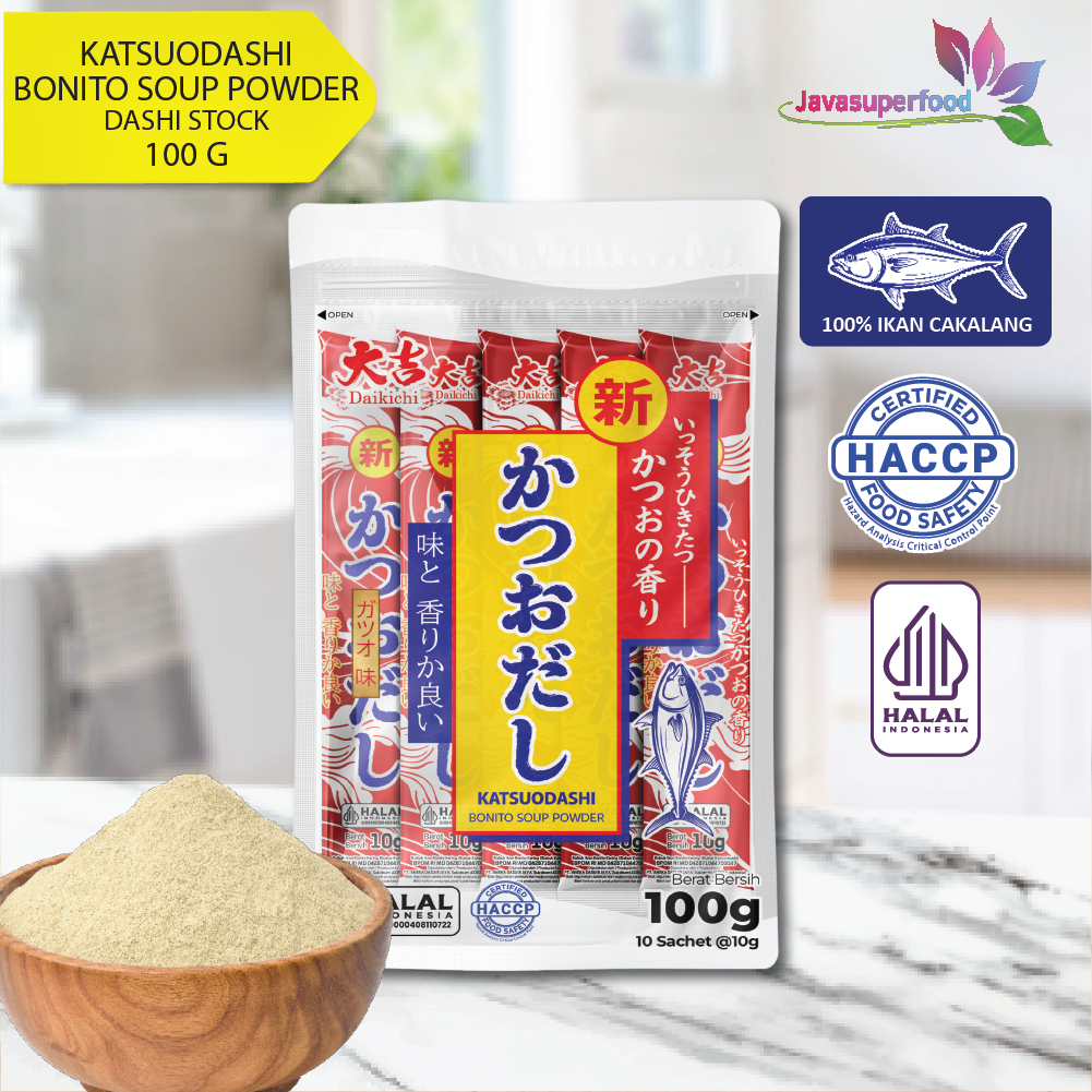 Jual [HALAL] DAIKICHI KATSUODASHI BONITO SOUP POWDER STICK 100 GR (ISI ...