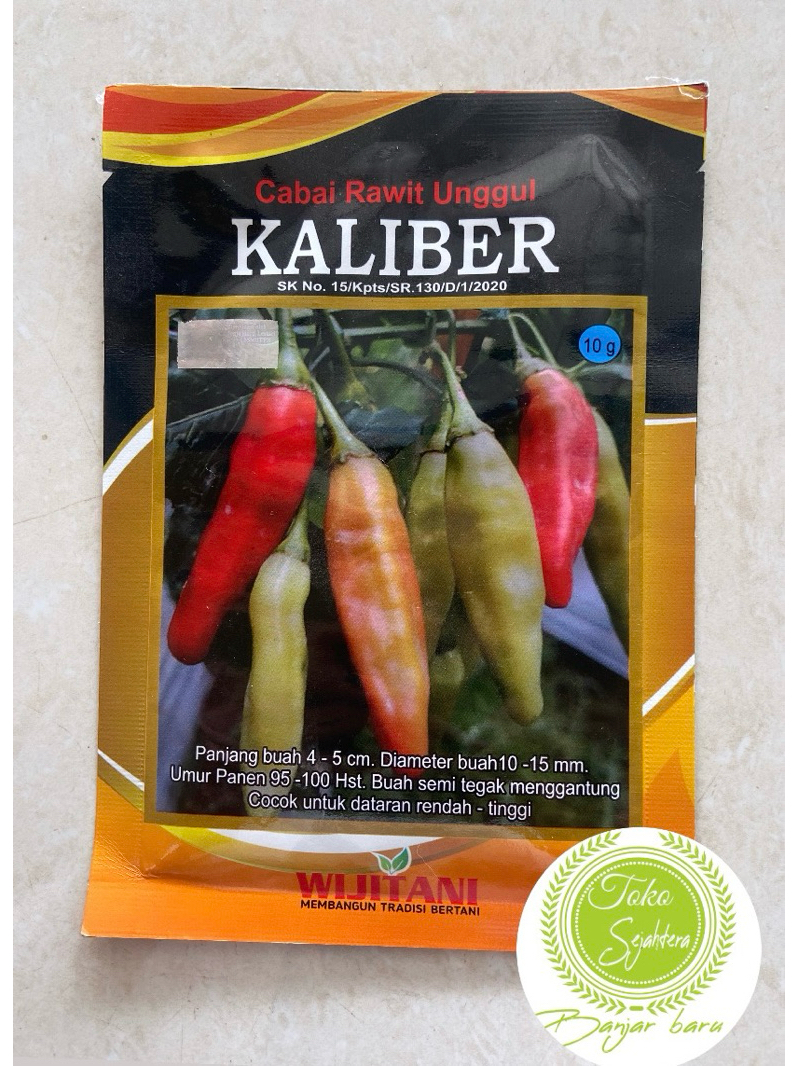 Jual CRM KALIBER Cabe Rawit Merah Kaliber Buah Lebat Kemasan 10gr ...