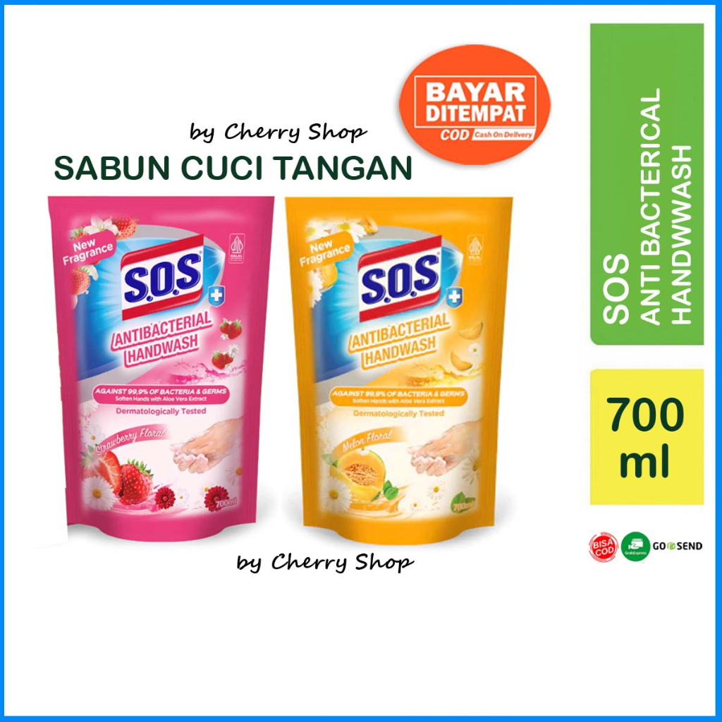 Jual [SABUN CUCI TANGAN | REFILL 700ML | BPOM] SOS Hand Wash Sabun Cuci ...