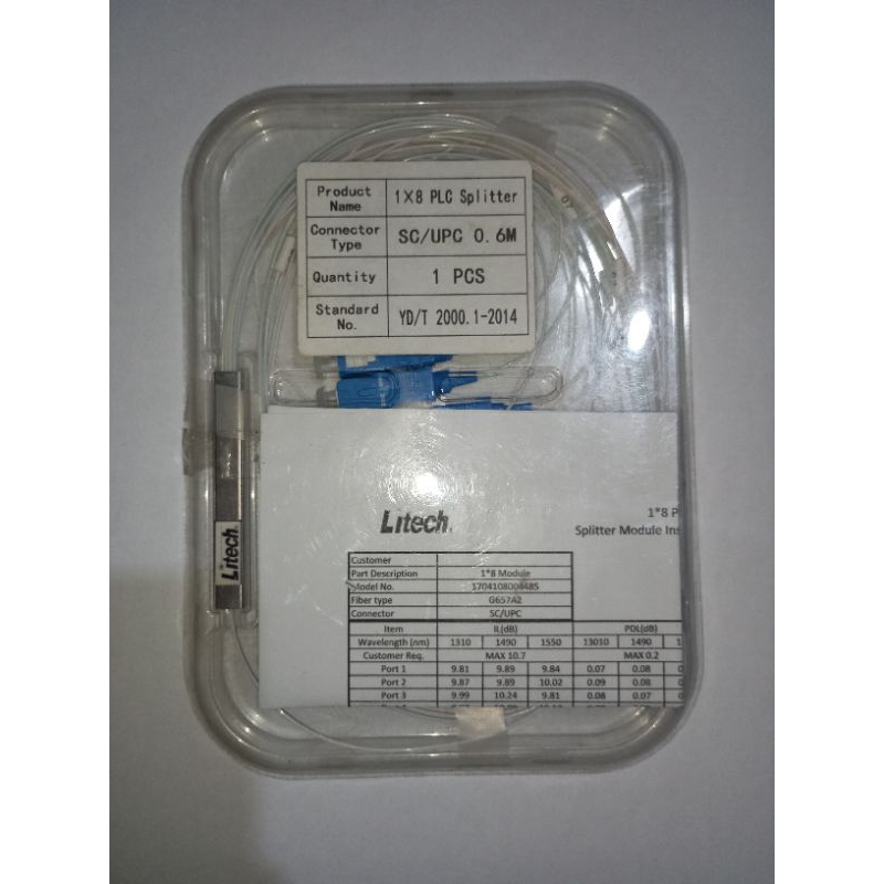 Jual Splitter PLC 1:8 Litech | Shopee Indonesia