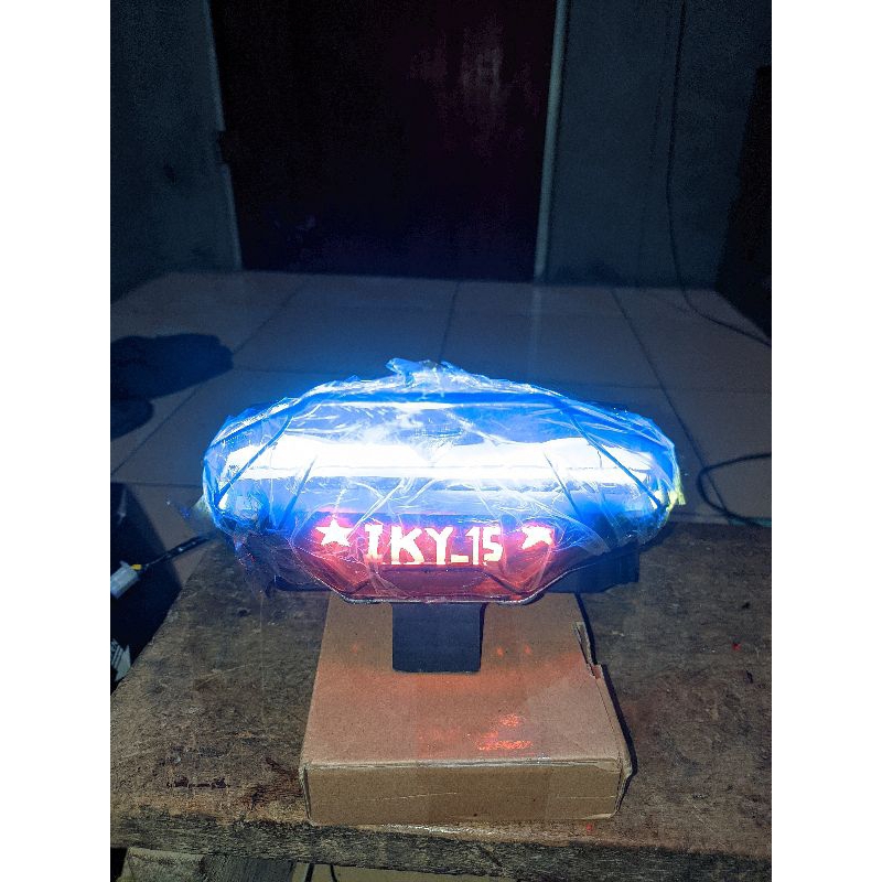 Jual Stoplamp Lazy Beat deluxe gen1 custom req nama | Shopee Indonesia