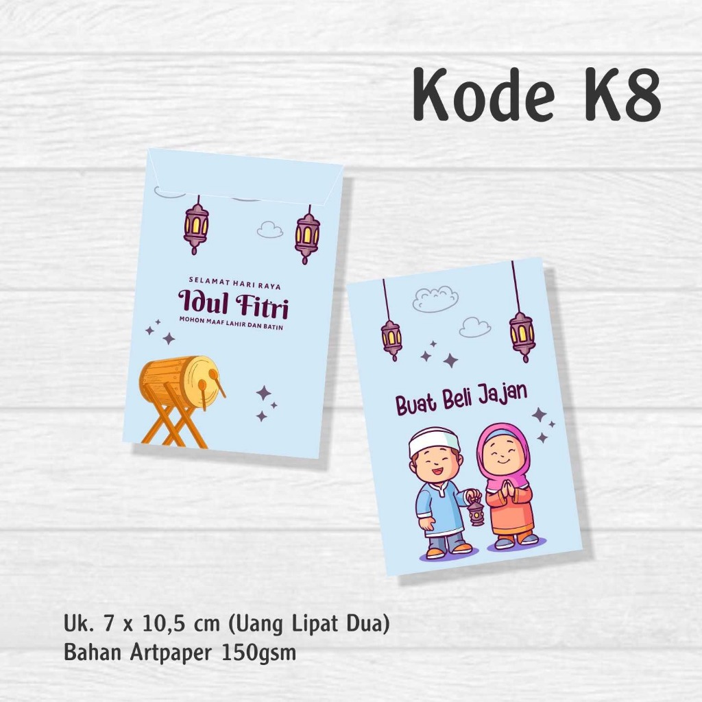Jual Ampau Lebaran THR Hari Raya Idul Fitri Kekinian Custom Aesthetic ...